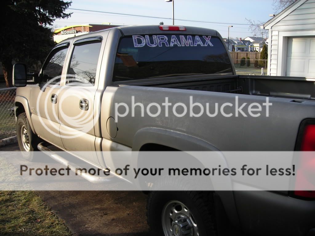 rear window sticker pics LETS SEE | Page 3 | Chevy and GMC Duramax ...